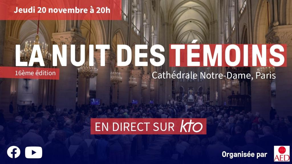 La Nuit des Témoins 2025, en direct sur KTO — KTOTV